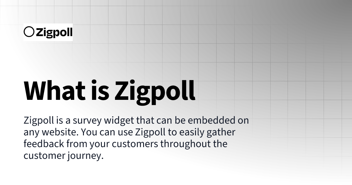 What is Zigpoll | Zigpoll