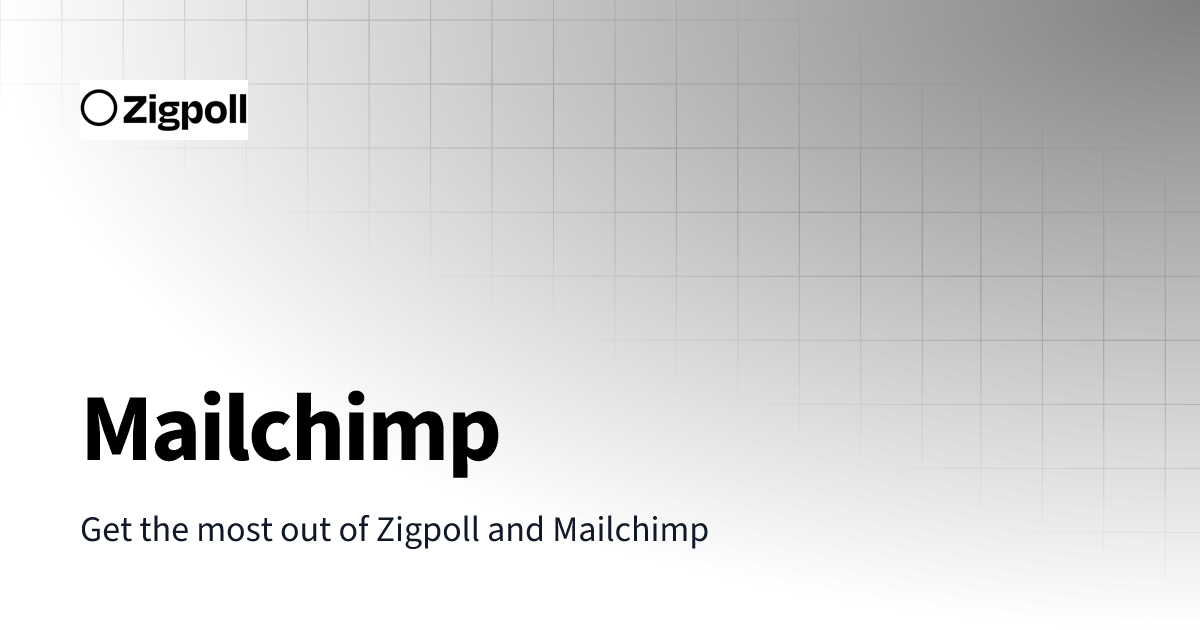 Mailchimp | Zigpoll